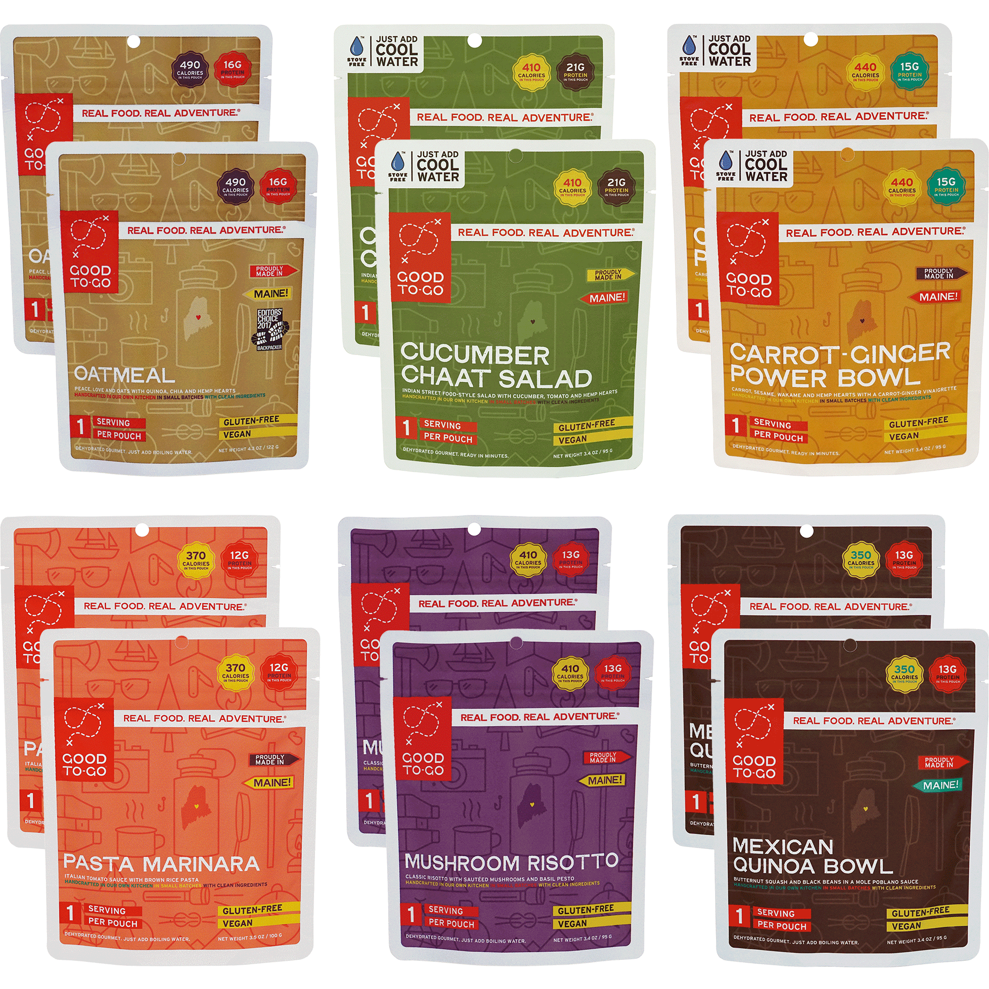 Vegan Food Kit | Vegan Backpacking Meal Kits – Good To-Go