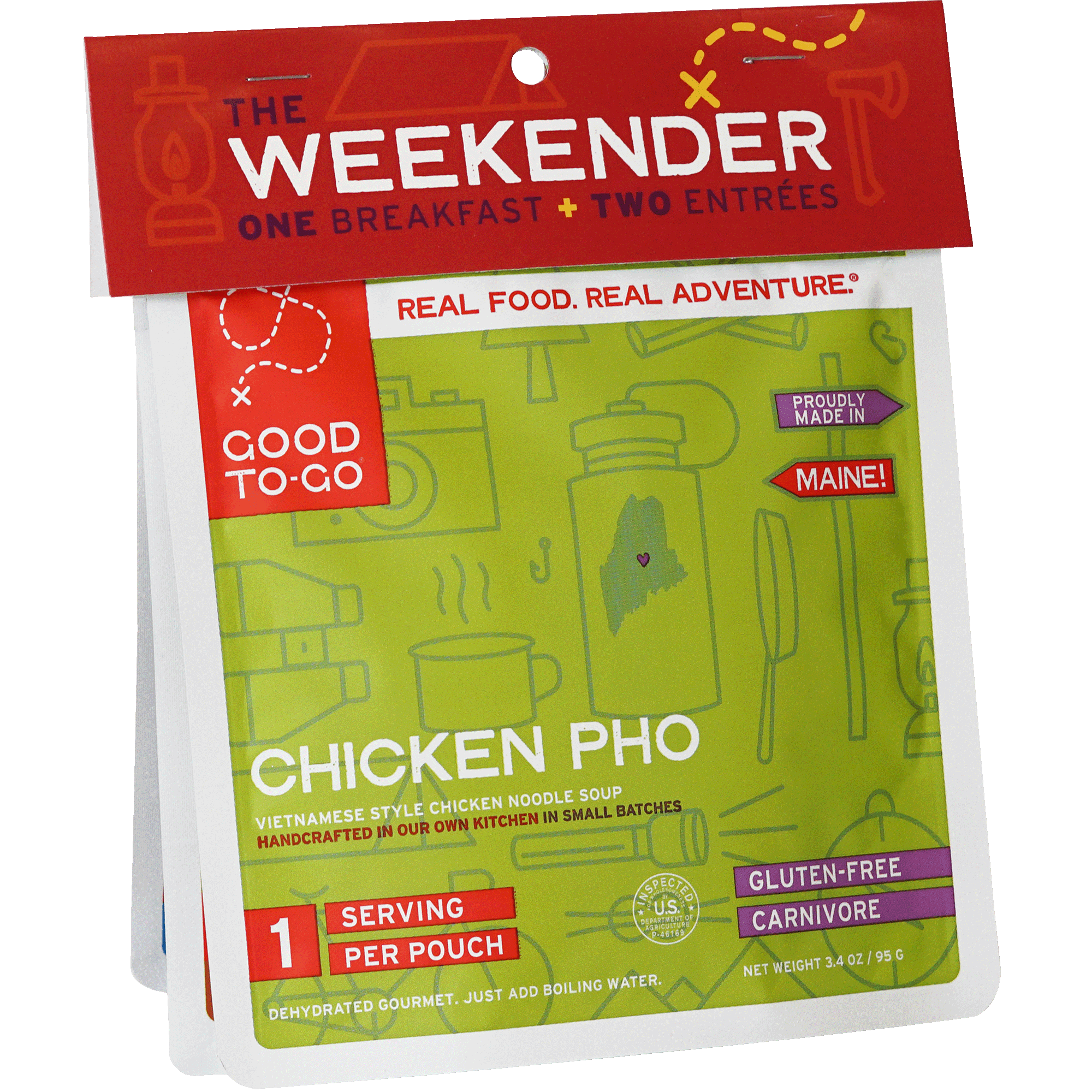 Backpacking Food | Good To-Go Alpine Weekender 3-Pack