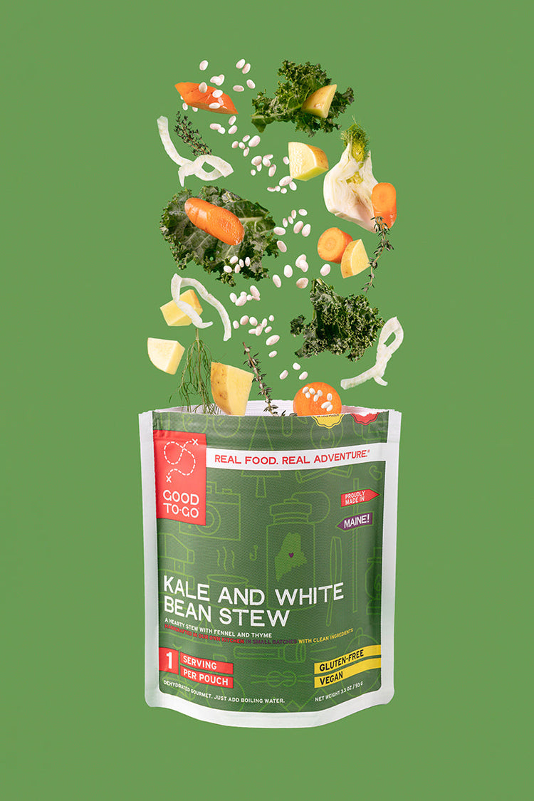 Dehydrated Stew | Vegan Kale and White Bean Stew – Good To-Go
