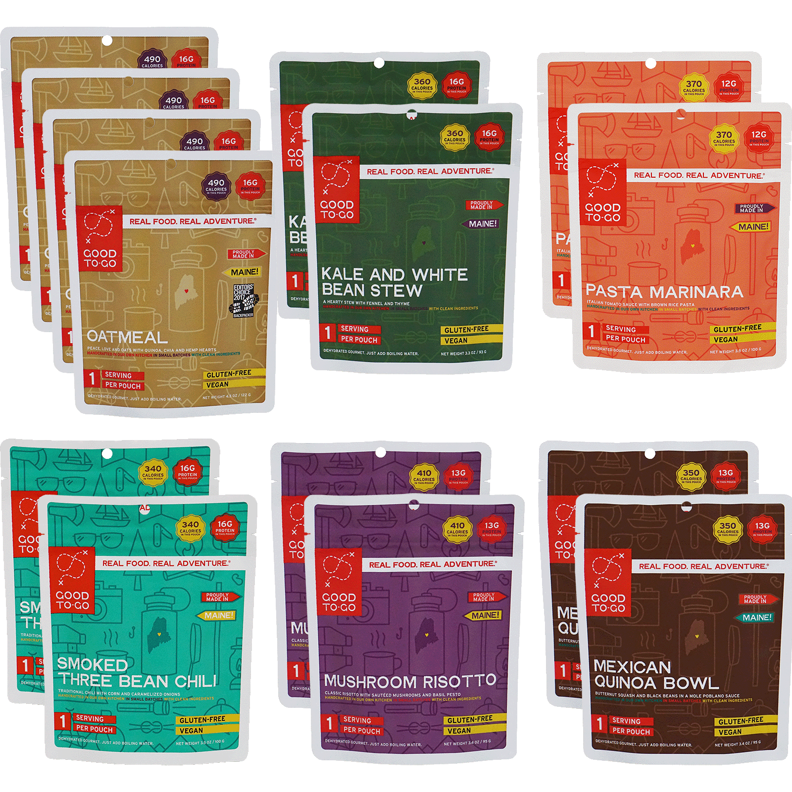 Vegan Food Kit | Vegan Backpacking Meal Kits – Good To-Go